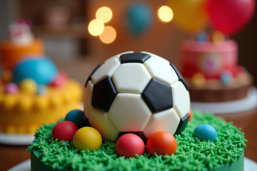 Fußball-Kuchen für den Kindergeburtstag backen - Kindergeburtstag24.de